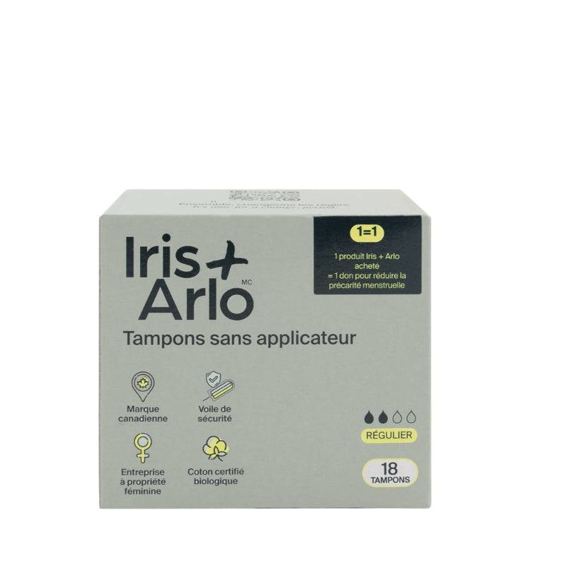 Tampons sans applicateur biologique - Régulier – La Moisson