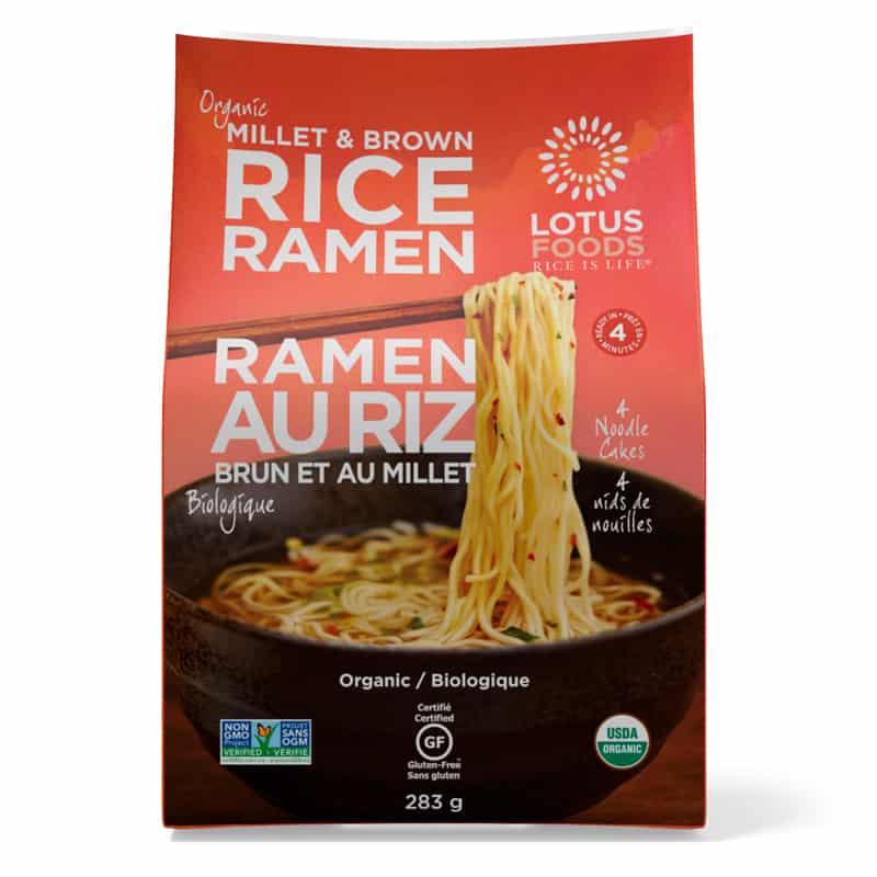 Millet & brown rice ramen – La Moisson