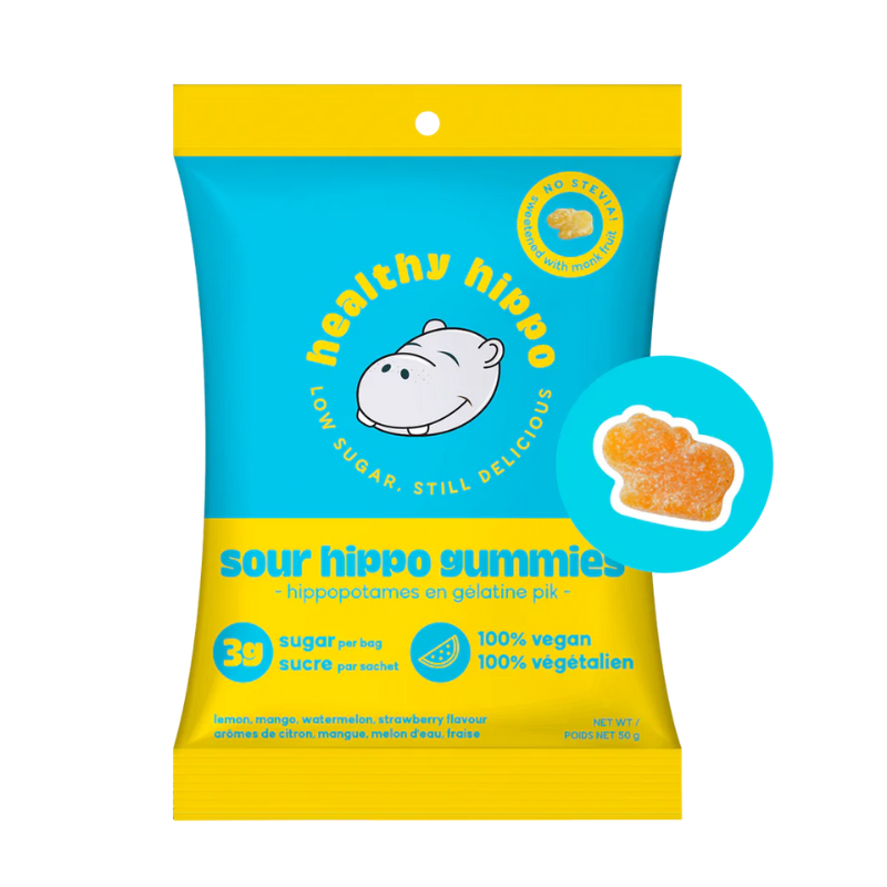 Hippo Gummies Sour Lemon Watermelon Mango Strawberry – La Moisson