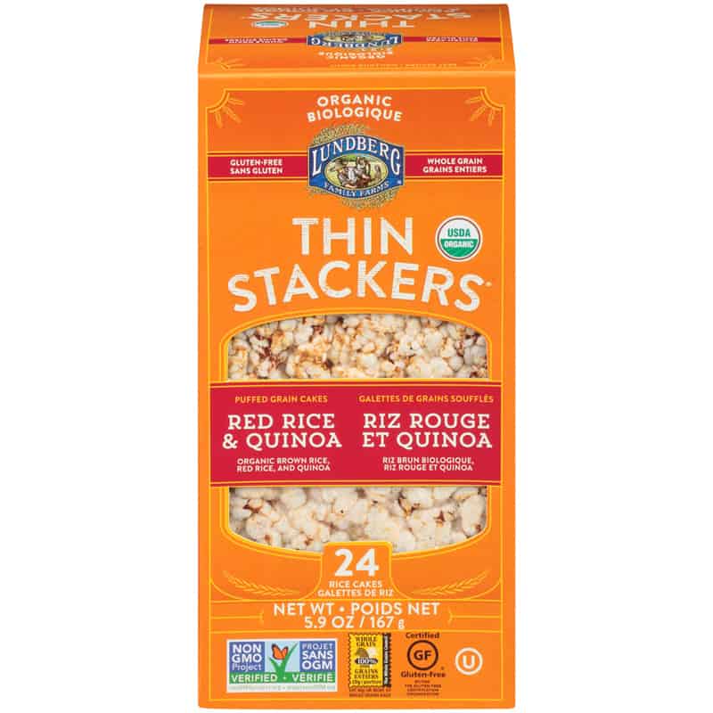 Galettes de grains soufflés - Riz rouge et Quinoa|La Moisson| Boutique ...